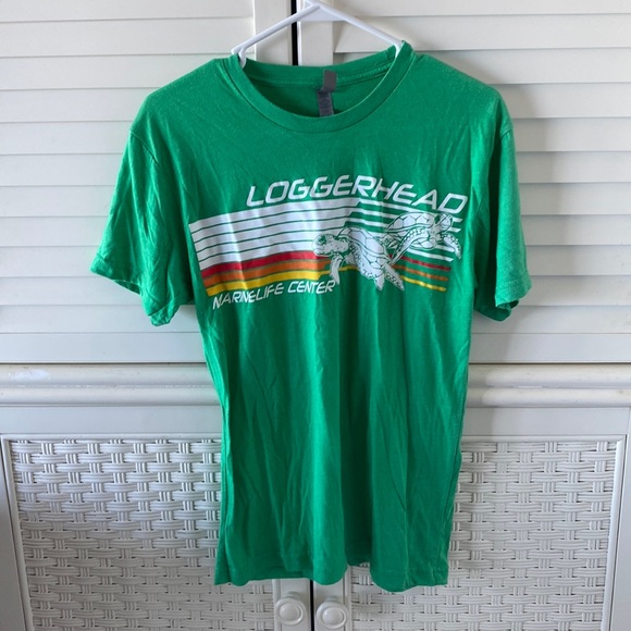 Tops | Loggerhead Sea Turtle Marine Life Center Small T Shirt Green ...